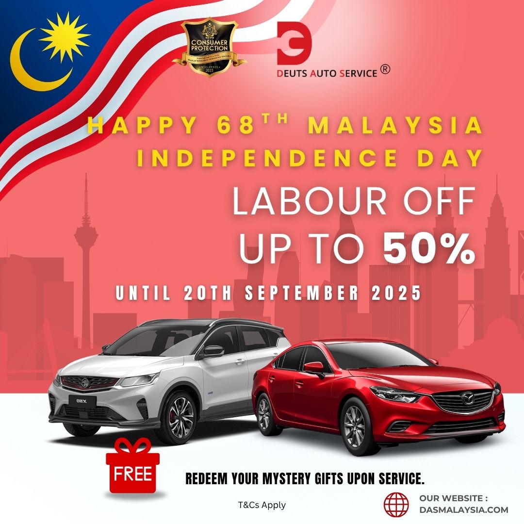 Merdeka Car Service Promotion 2025 | Up to 50% Off Labour