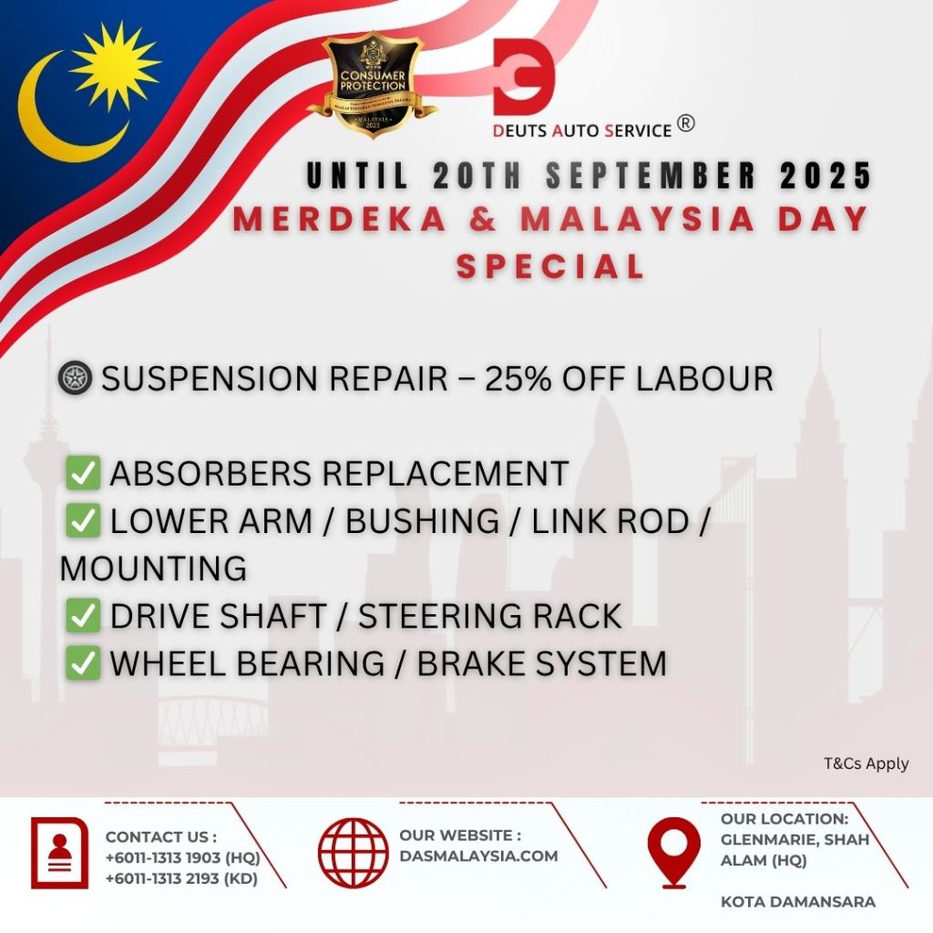 Merdeka Car Service Promotion 2025 | Up to 50% Off Labour