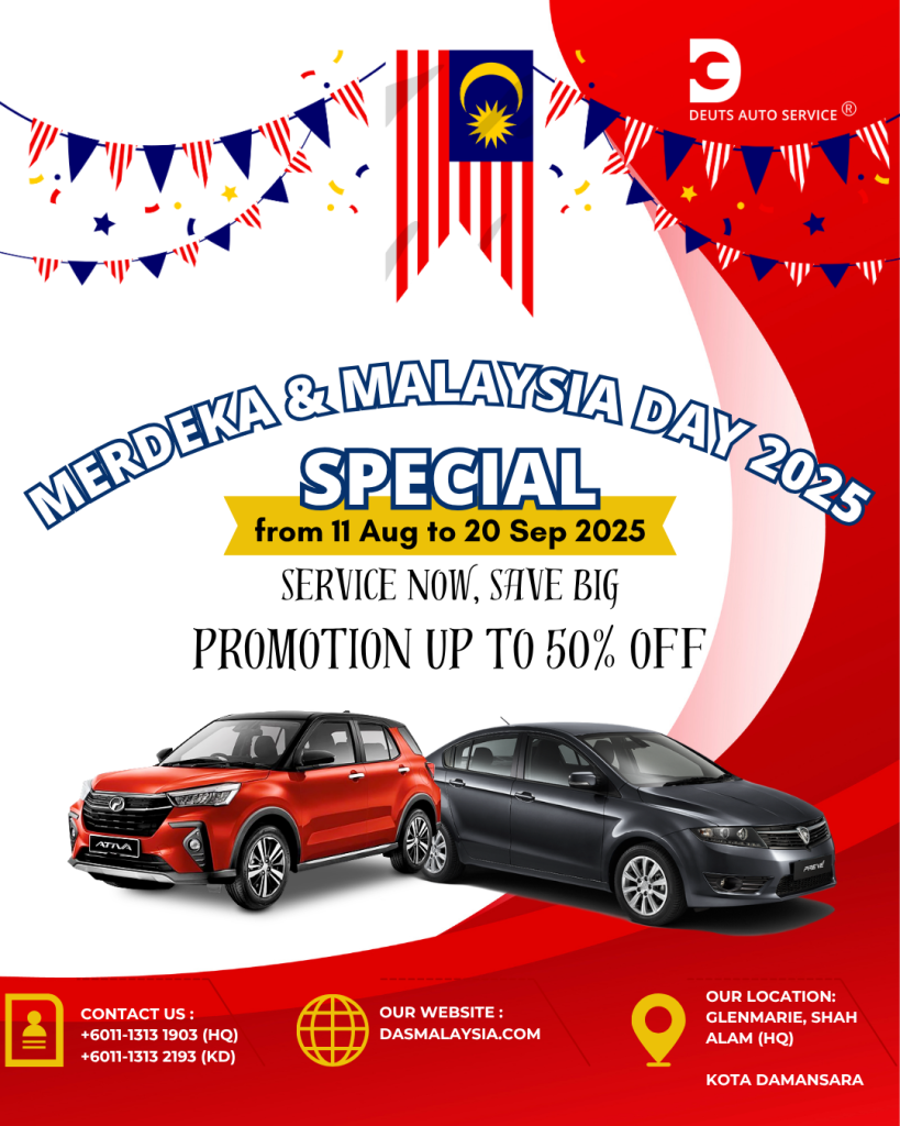 Merdeka Car Service Promotion 2025 | Up to 50% Off Labour